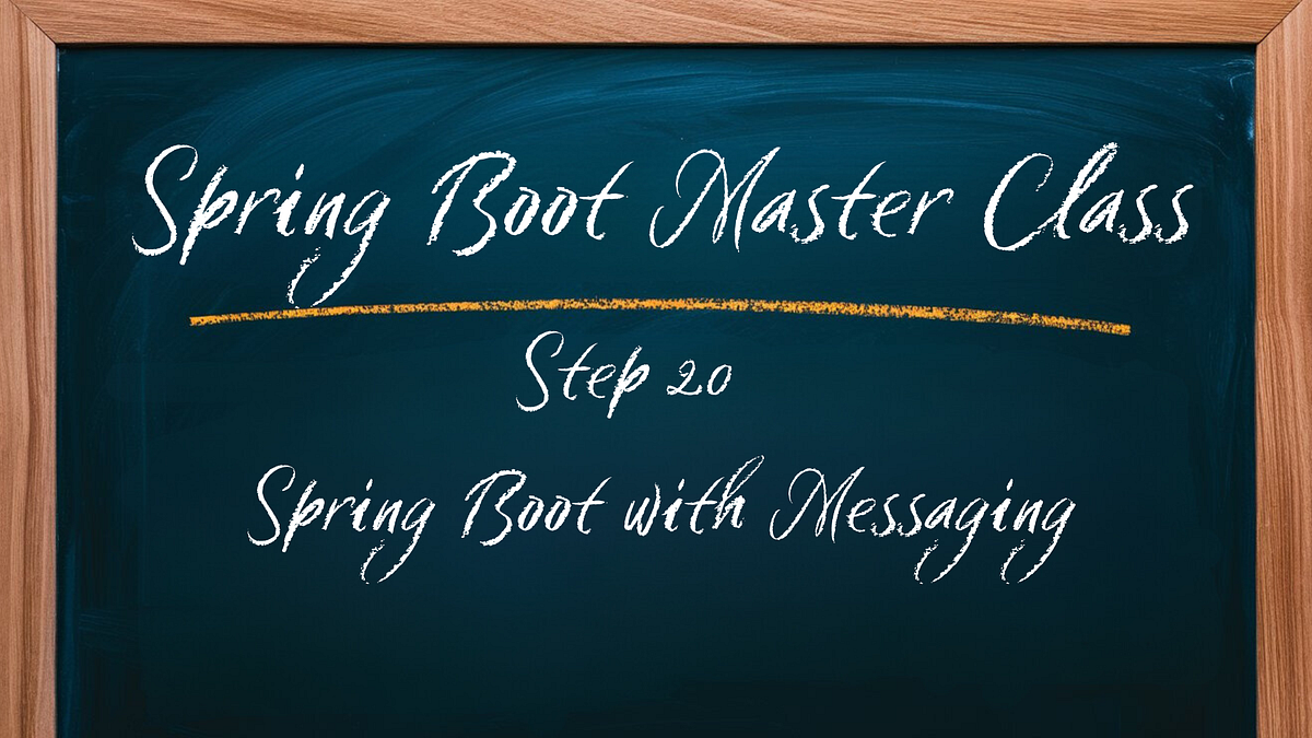 Mastering Spring Boot Step 20 — Spring Boot With Messaging Integrating Kafka And Rabbitmq By