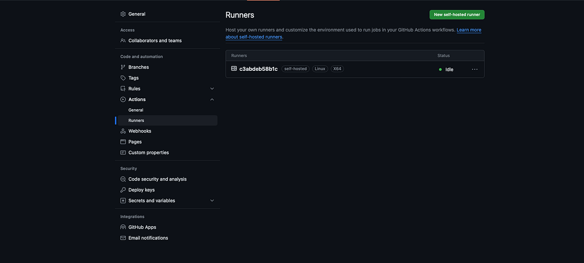Build a CI/CD Pipeline using Github Actions on an AWS EC2 self hosted runners. | by Terpase ...