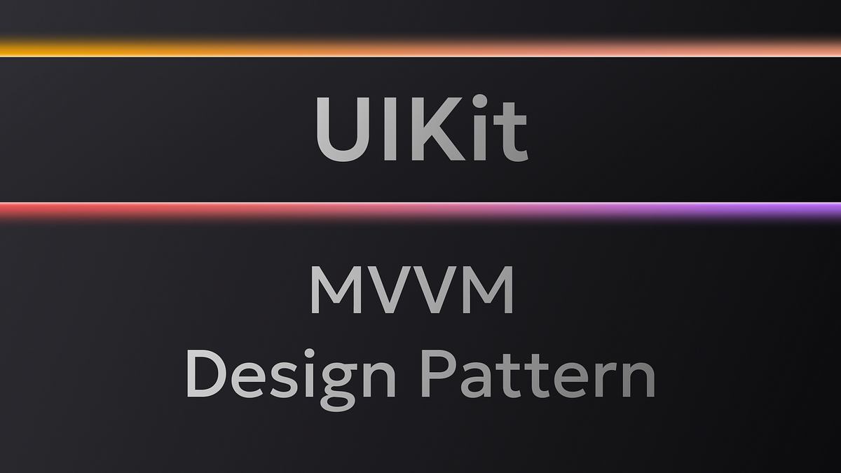 How to Use MVVM Design Pattern in Swift UIKit? | by Ahmet Hakan YILDIRIM | iCommunity | Medium