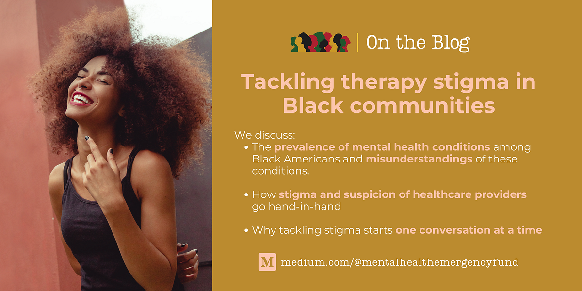 Tackling therapy stigma in Black communities | by The Mental Health ...
