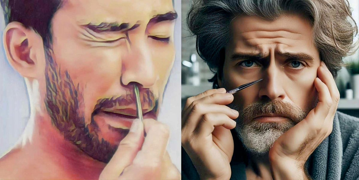 I Just Plucked My First Gray Nose Hair | by Jason Provencio | Bouncin ...