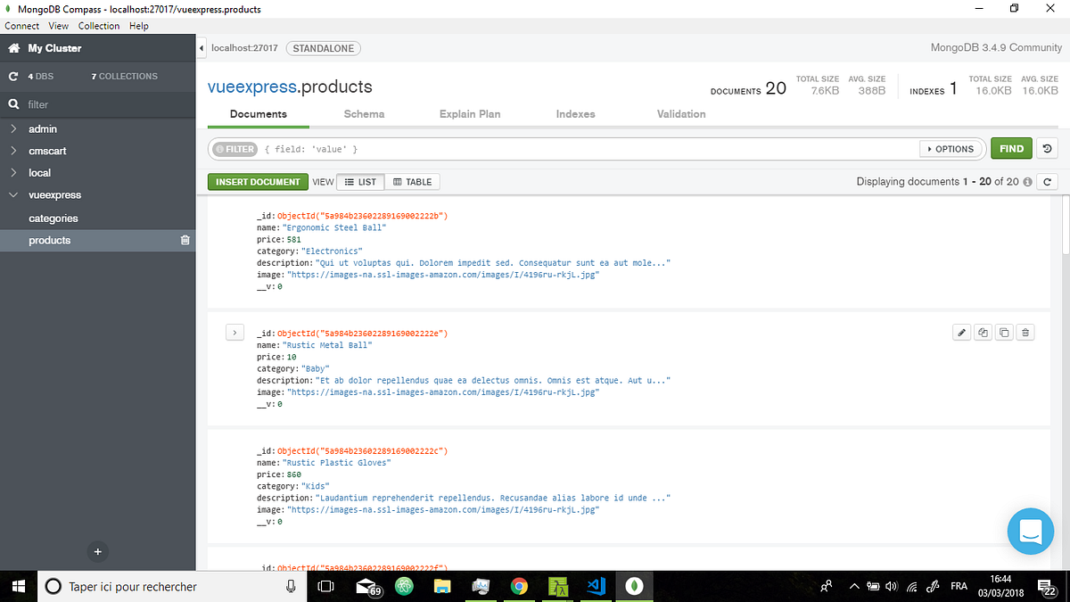 Full Stack Shopping Cart With MEVN Stack [Part 1] | by Jaouad Ballat | Medium