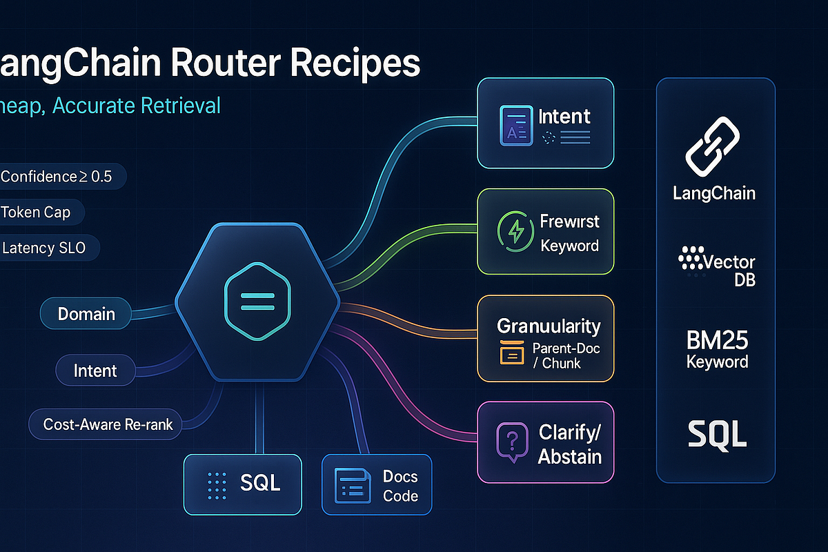 7 LangChain Router Recipes for Cheap, Accurate RAG | by Thinking Loop ...
