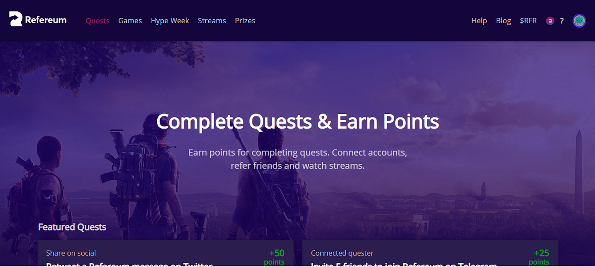 Complete Quests & Earn Points. Reward your followers | by Rameez Hameed ...