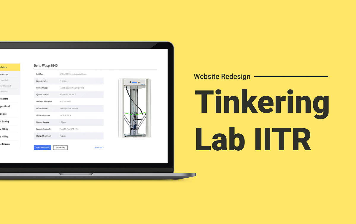 Tinkering Lab — Website Redesign. This article is about a Website… | by ...
