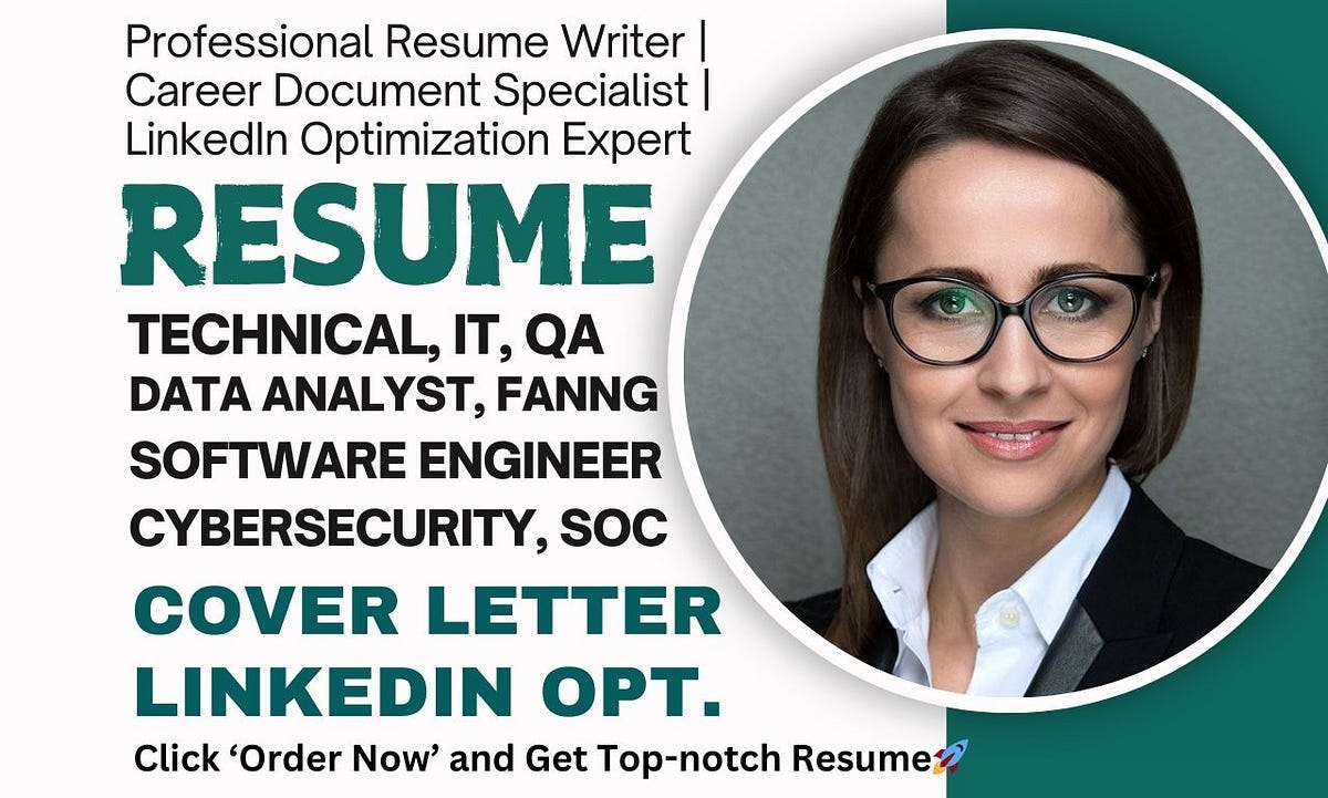 I will write engineering, software developer, engineer, IT, tech, cybersecurity resume | by ...