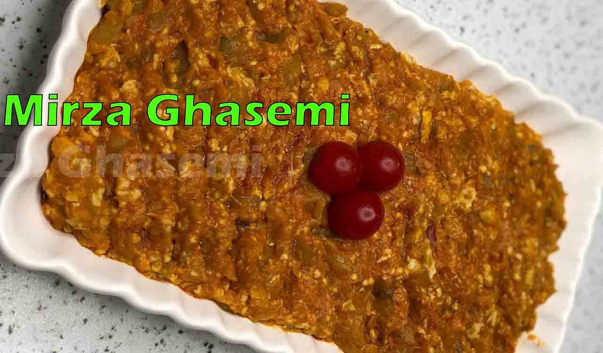Mirza Ghasemi: Simple Iranian eggplant dish | by Yummcook | Medium