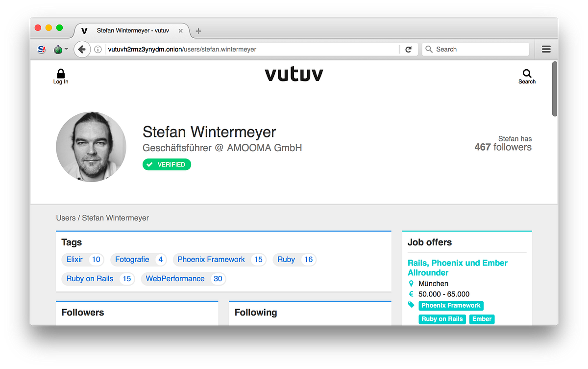 Business Networking with the Tor Browser | by VUTUV | Medium
