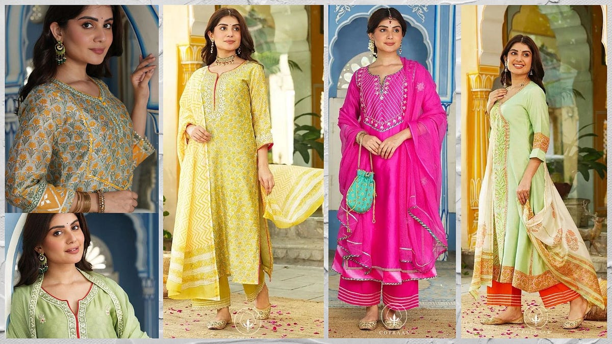 10 Types Of Kurtas For Women To Choose For Your Wardrobe | by Cotras ...