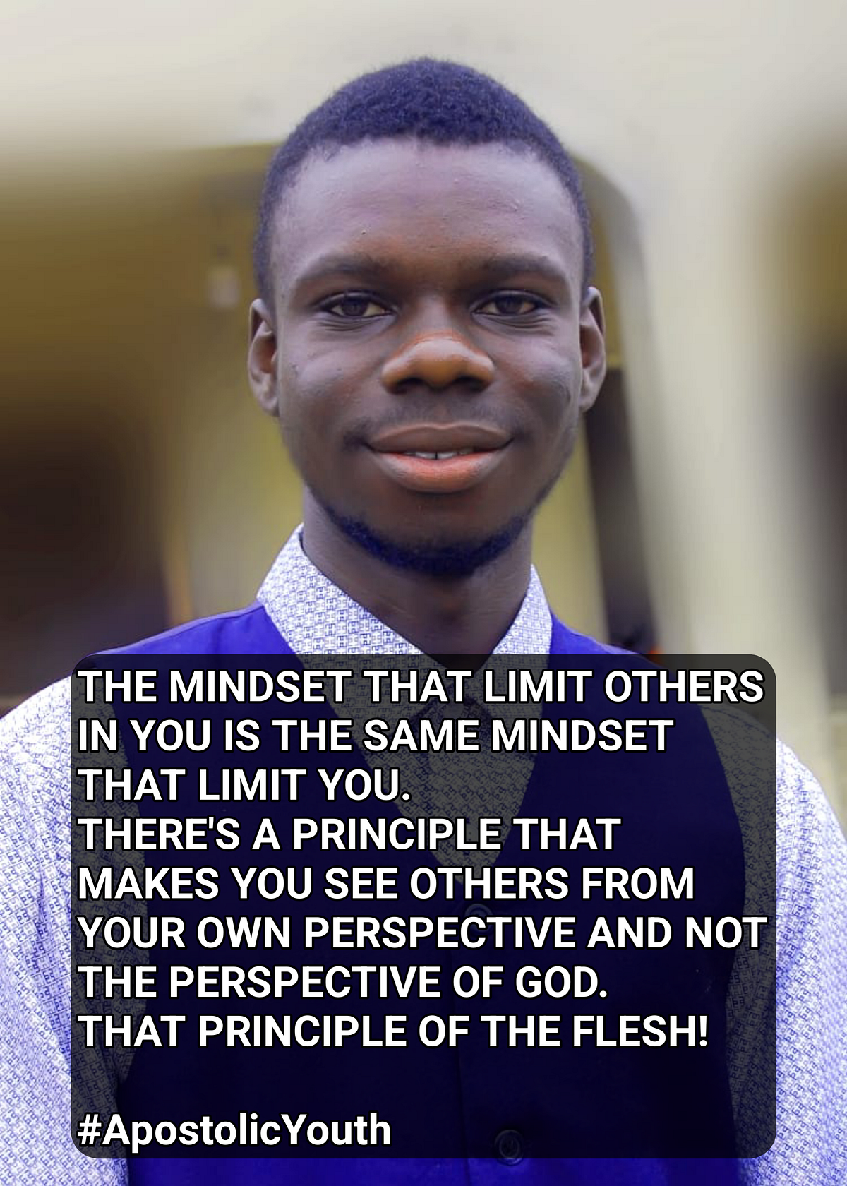 MINDSET OF THE FLESH AND PRINCIPLE OF THE FLESH! The best one can do is ...
