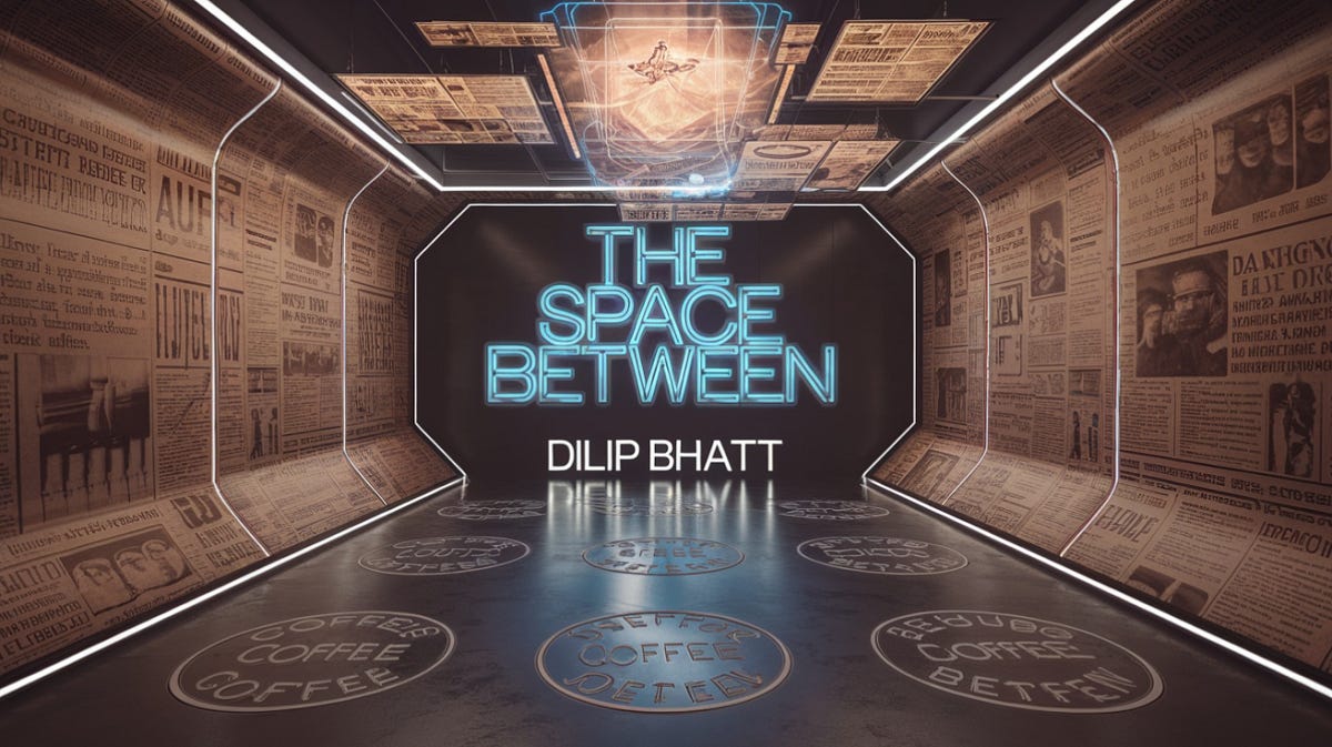 The Space Between. "Existence precedes essence." ~… | by Dilip Bhatt ...