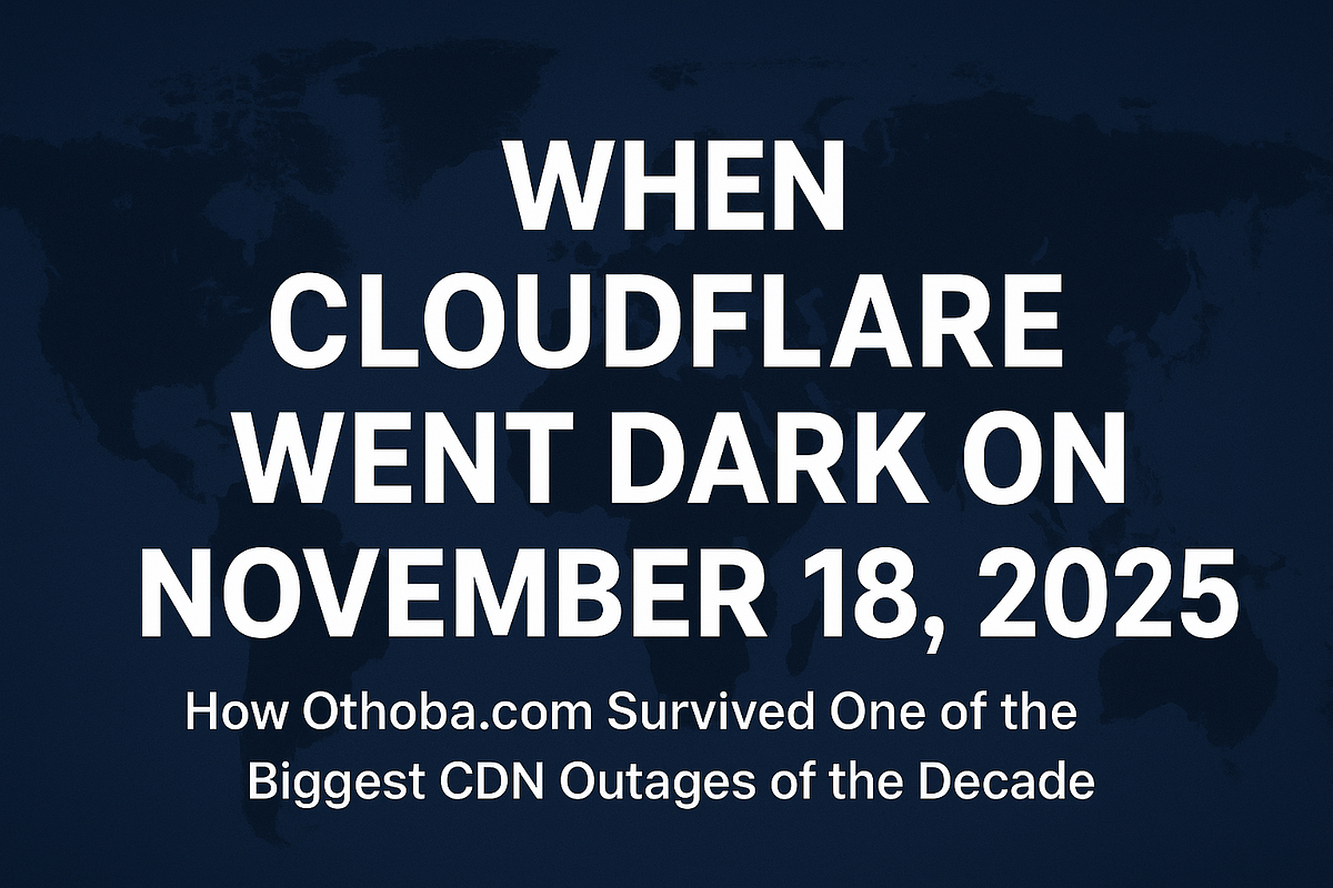 When Cloudflare Went Dark on November 18, 2025: How Othoba.com Survived One of the Biggest CDN ...