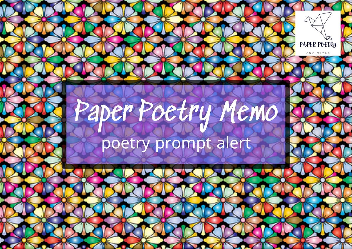 Paper Poetry Memo Prompt Alert - December 2025 | Paper Poetry