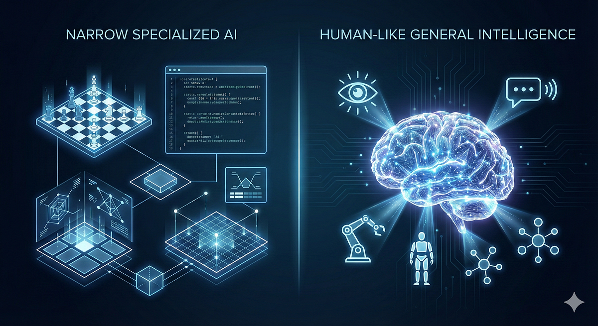 Artificial Narrow Intelligence vs Artificial General Intelligence ...