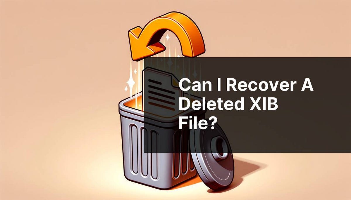 Can I recover a deleted XIB file? | by Best Software (Mac, Windows, iOS) | Sep, 2024 | Medium