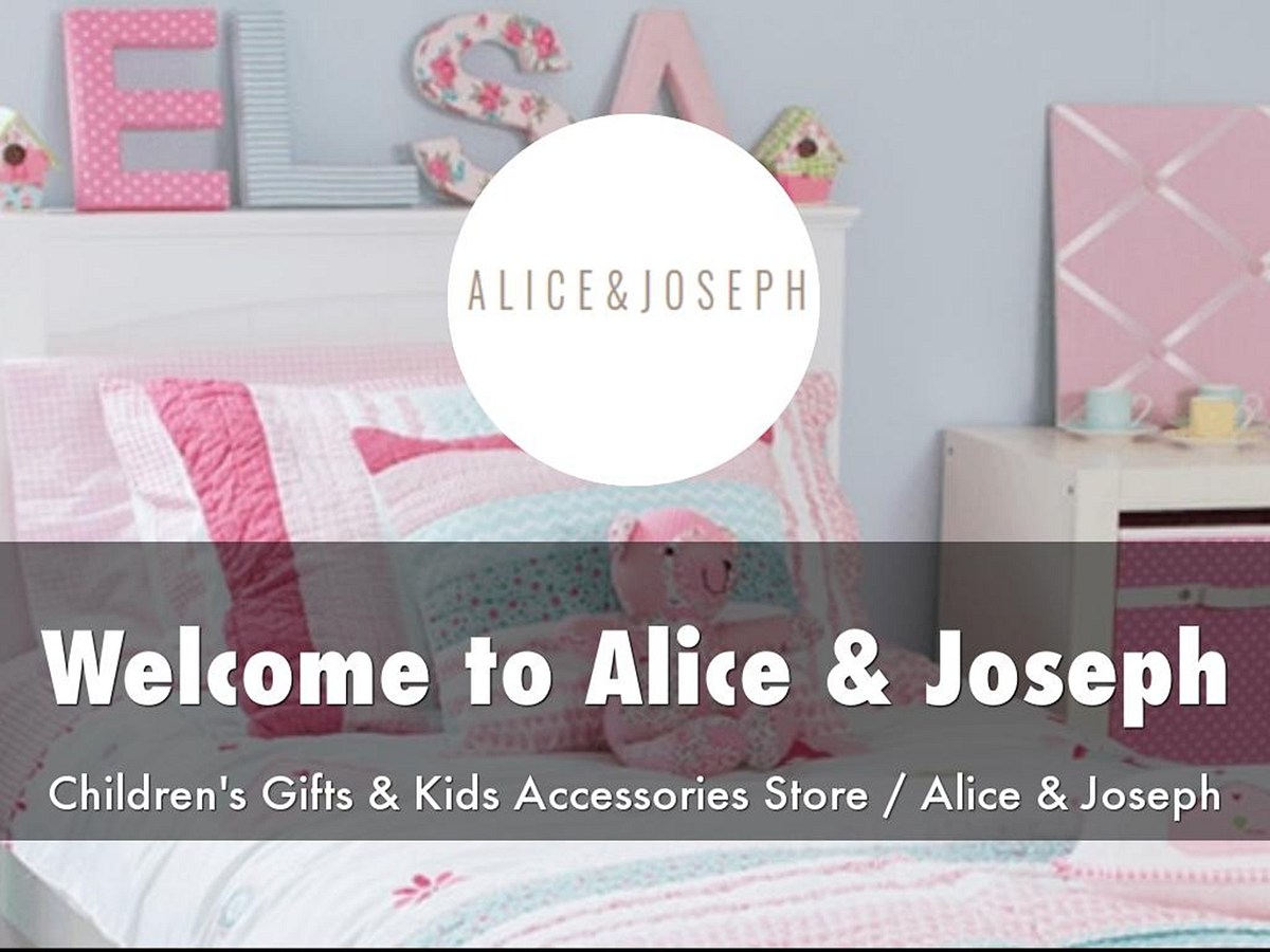 Alice And Joseph Presentation. Alice & Joseph displays a wide range of ...