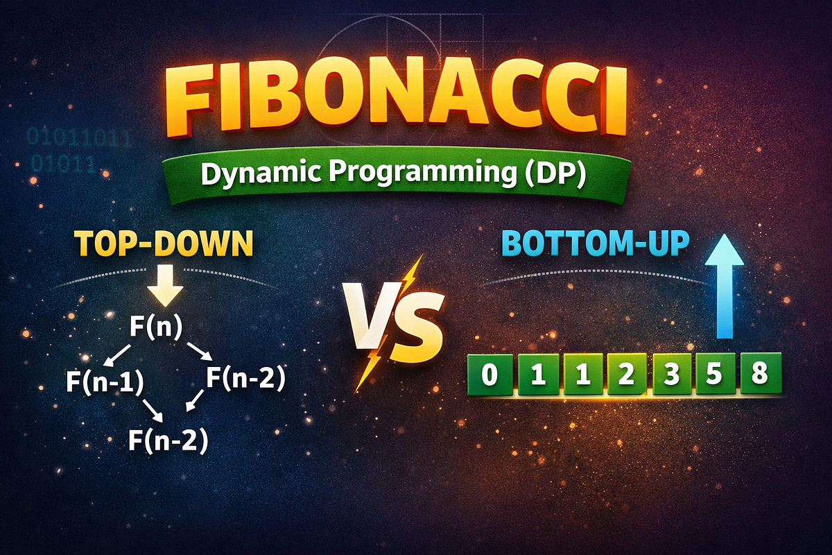 Fibonacci (Top-Down / Bottom-Up): Dynamic Programming | by Yogendra ...
