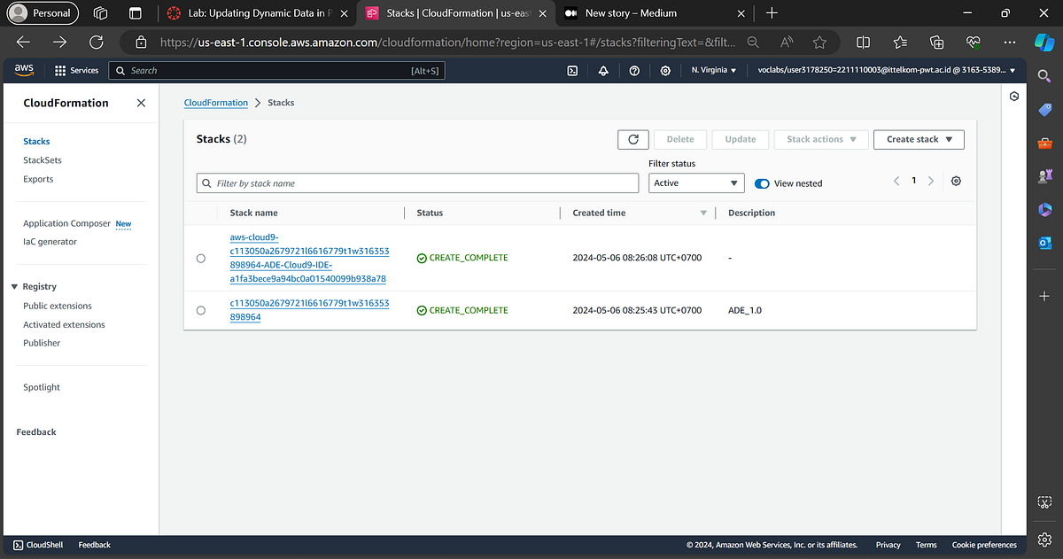 Lab: Updating Dynamic Data in Place | by putriemaskania | Medium