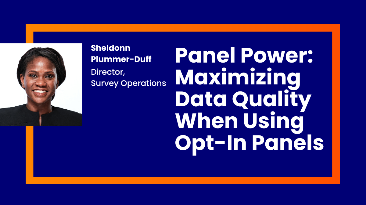 Panel Power: Maximizing Data Quality When Using Opt-In Panels | by ...
