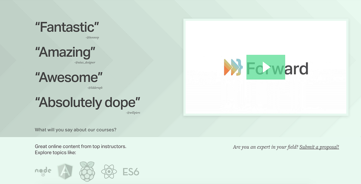 Announcing Forward Courses for JavaScript and Swift developers | by ...