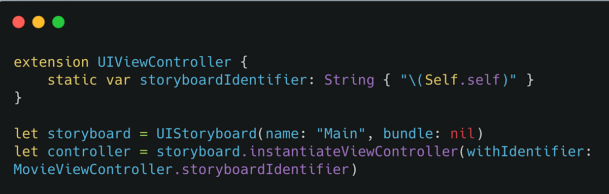 用 Self.self 定義 controller 的 storyboard id & cell 的 reuse id | by 彼得潘的 iOS App Neverland | 彼得潘的 ...