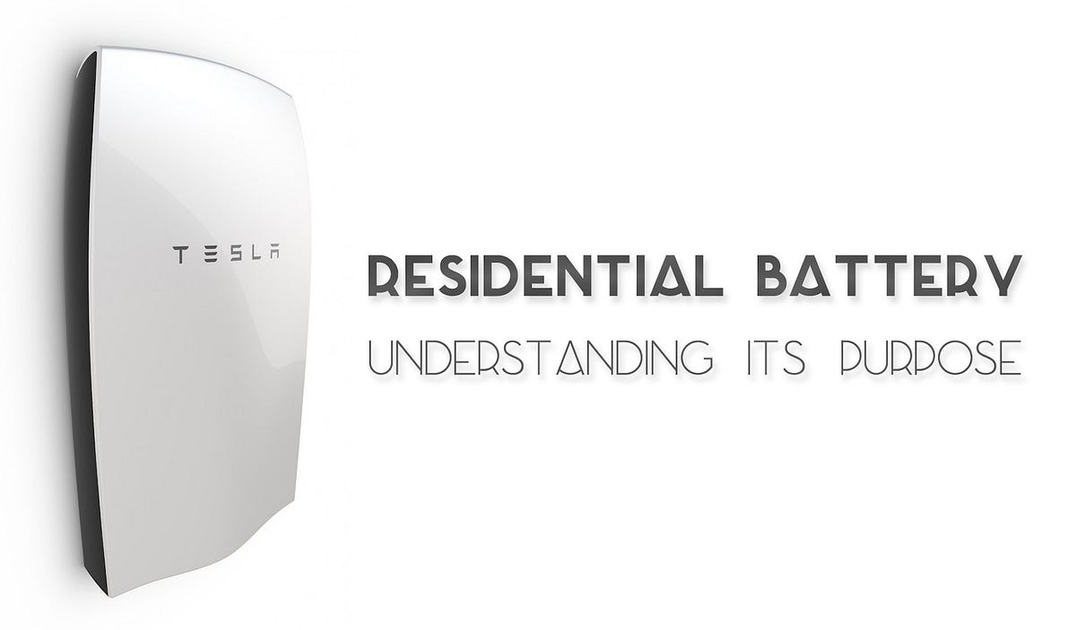 Residential Battery — understanding its purpose | by Florian Uhlemann ...