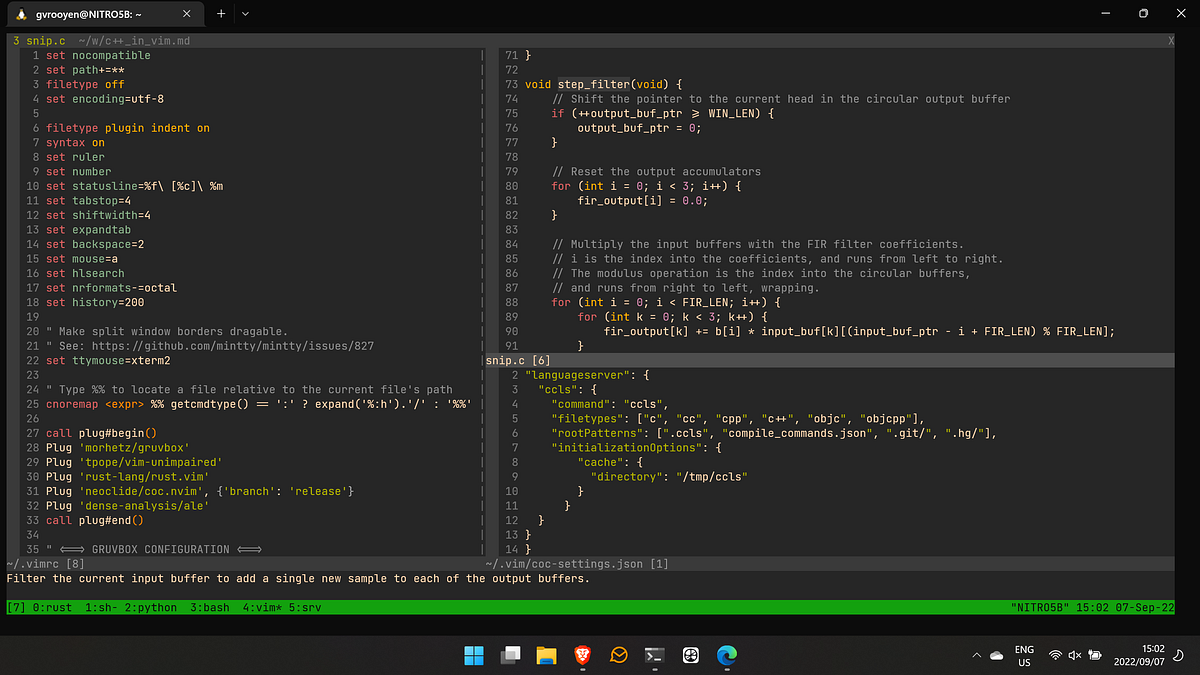Vim, CoC and C++. by G-J van Rooyen (g-j@octoco.ltd) | by Octoco Group | Medium
