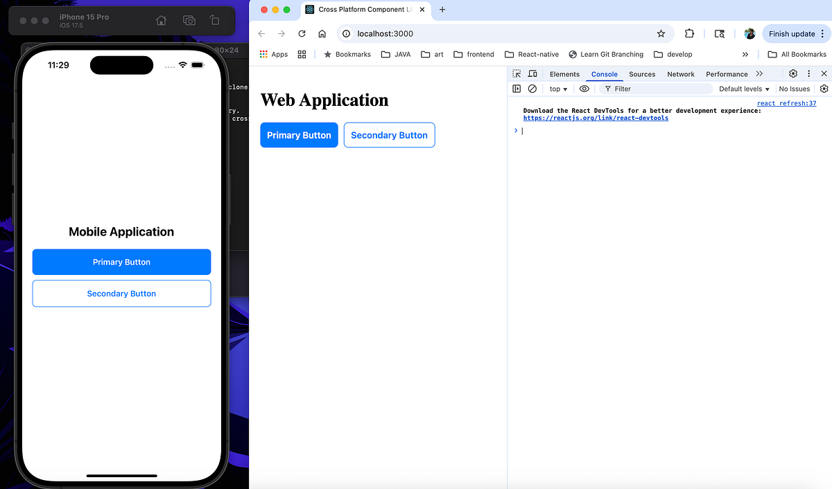 Cross-Platform Component Library: Web & Mobile Integration | by Harsha ...