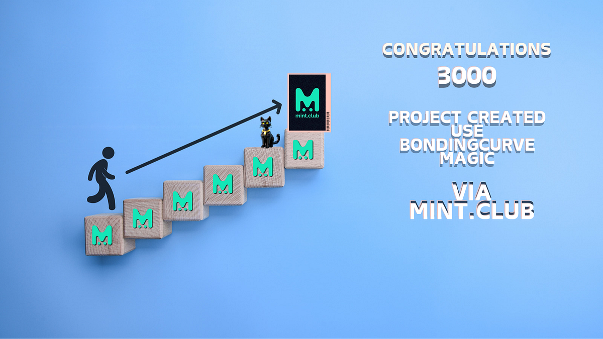 Congrats @MintClubPro reaching 3k project created use wizard # ...