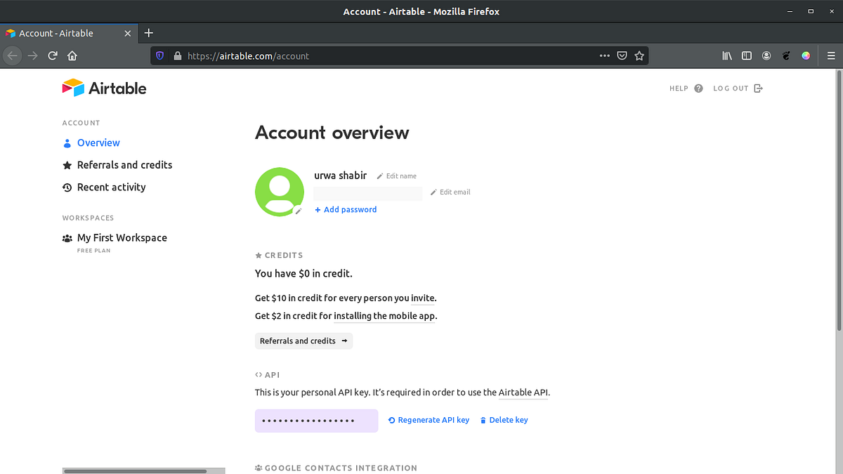 Google Apps Script — AirTable API | by Urvah Shabbir | Medium