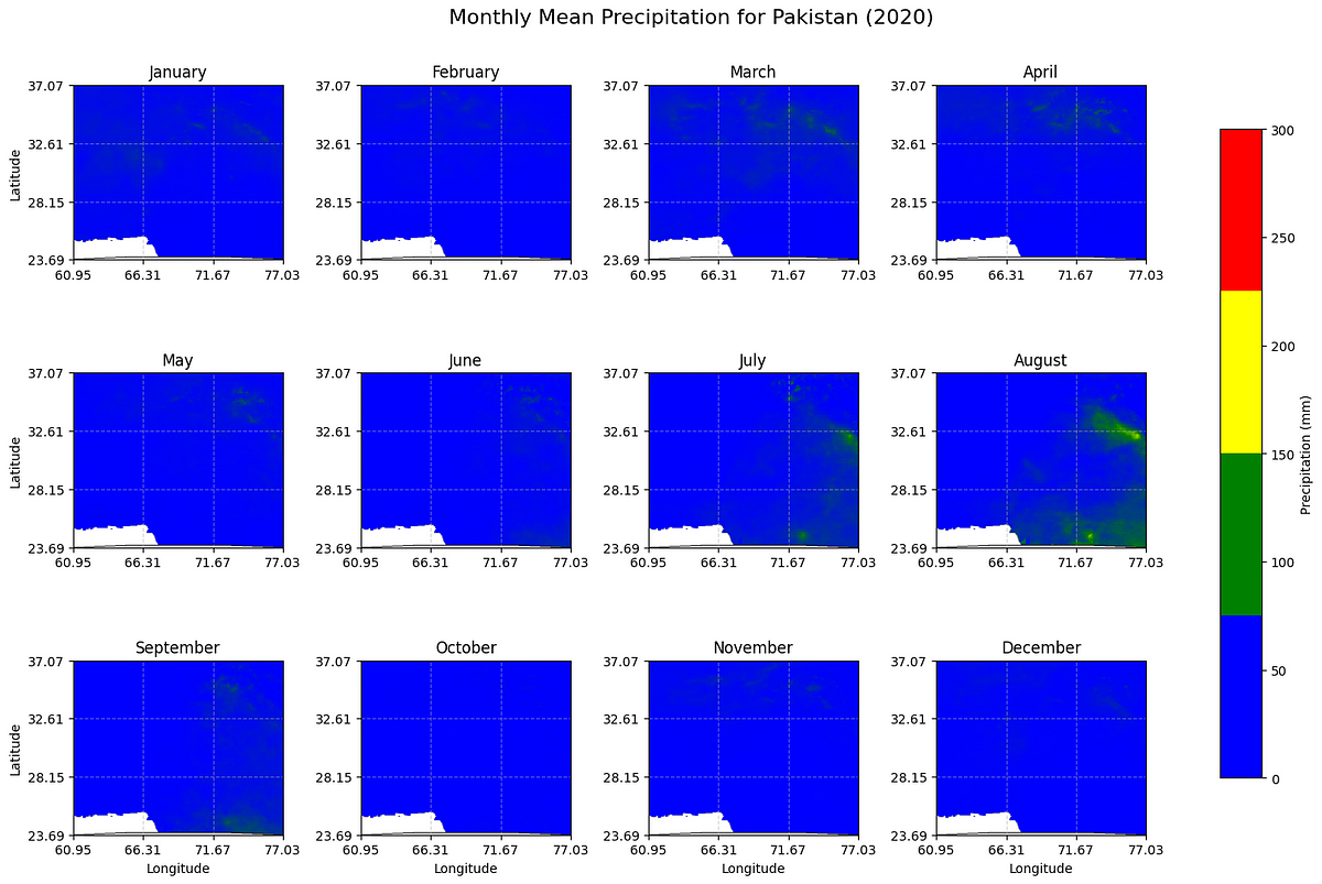 Visualizing Monthly Precipitation Over Pakistan Using Google Earth ... Visualizing Monthly Precipitation Over Pakistan Using Google Earth ...