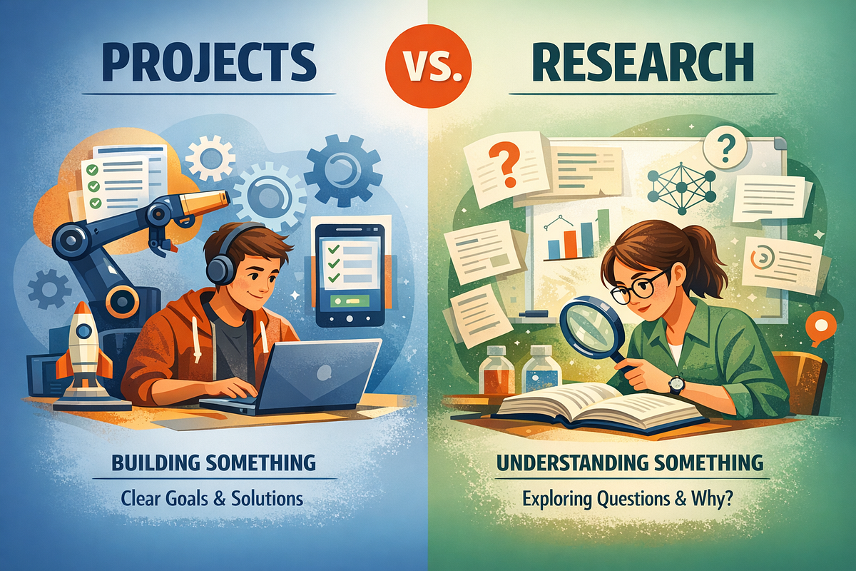 Research vs Projects: What’s the Real Difference? | by Bishal Jaysawal ...