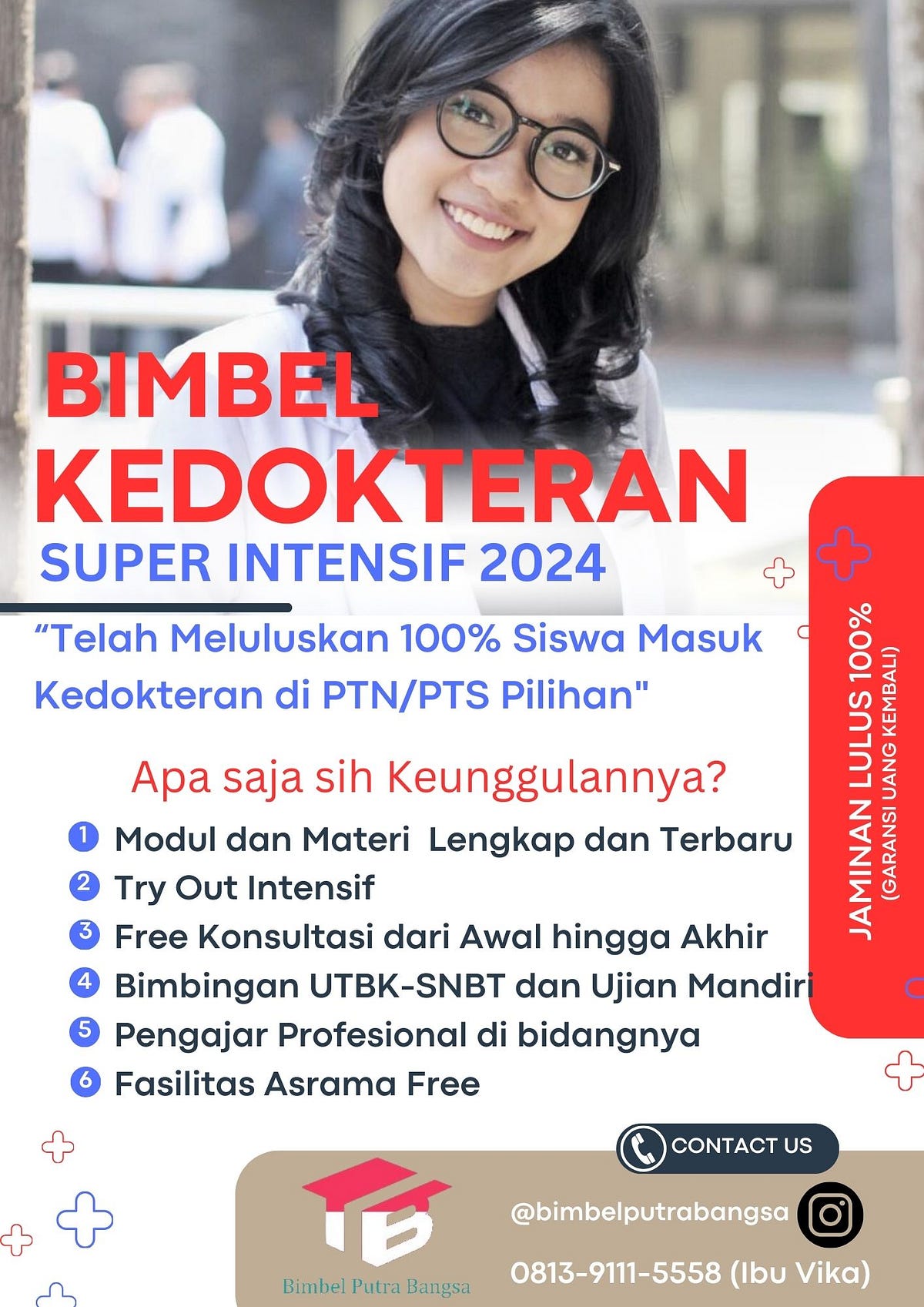 0813–9111–5558 Tempat Les Bimbel Untuk Tes Masuk Fakultas Kedokteran ...