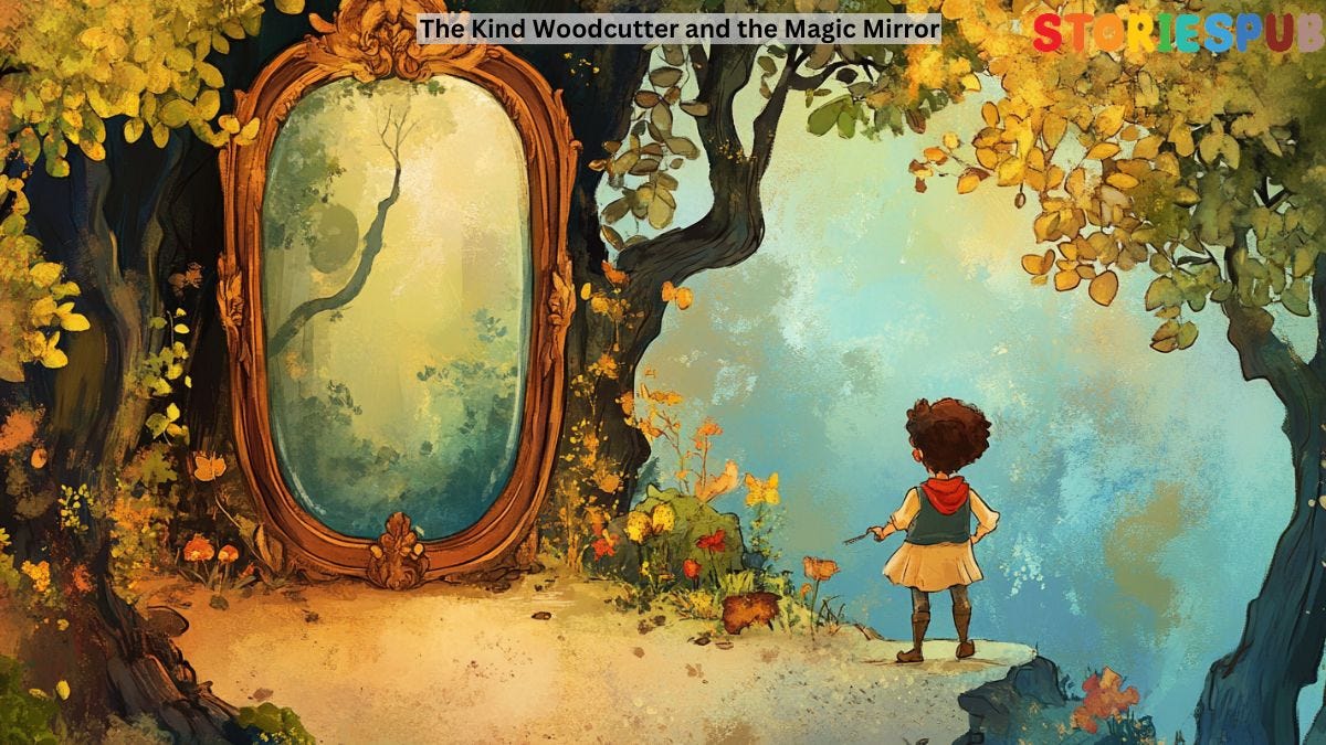 The Magical Mirror and the Generous Woodcutter: A Heartwarming Tale for ...