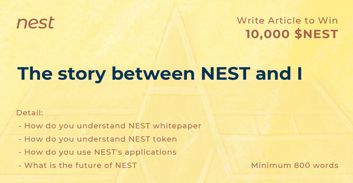 Writing Contest: The Story Between NEST and I - Walter Meng - Medium