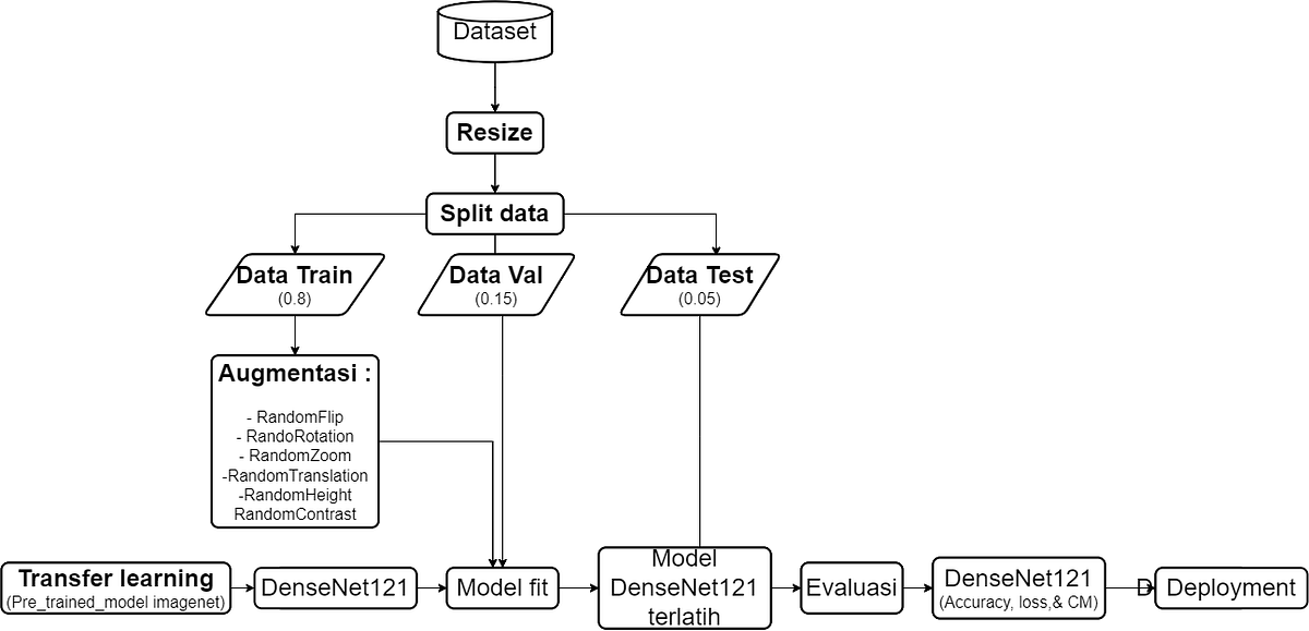 Deep Transfer Learning DenseNet121 Model for Potato Disease Classify | by Silvia Rahma | Jul ...