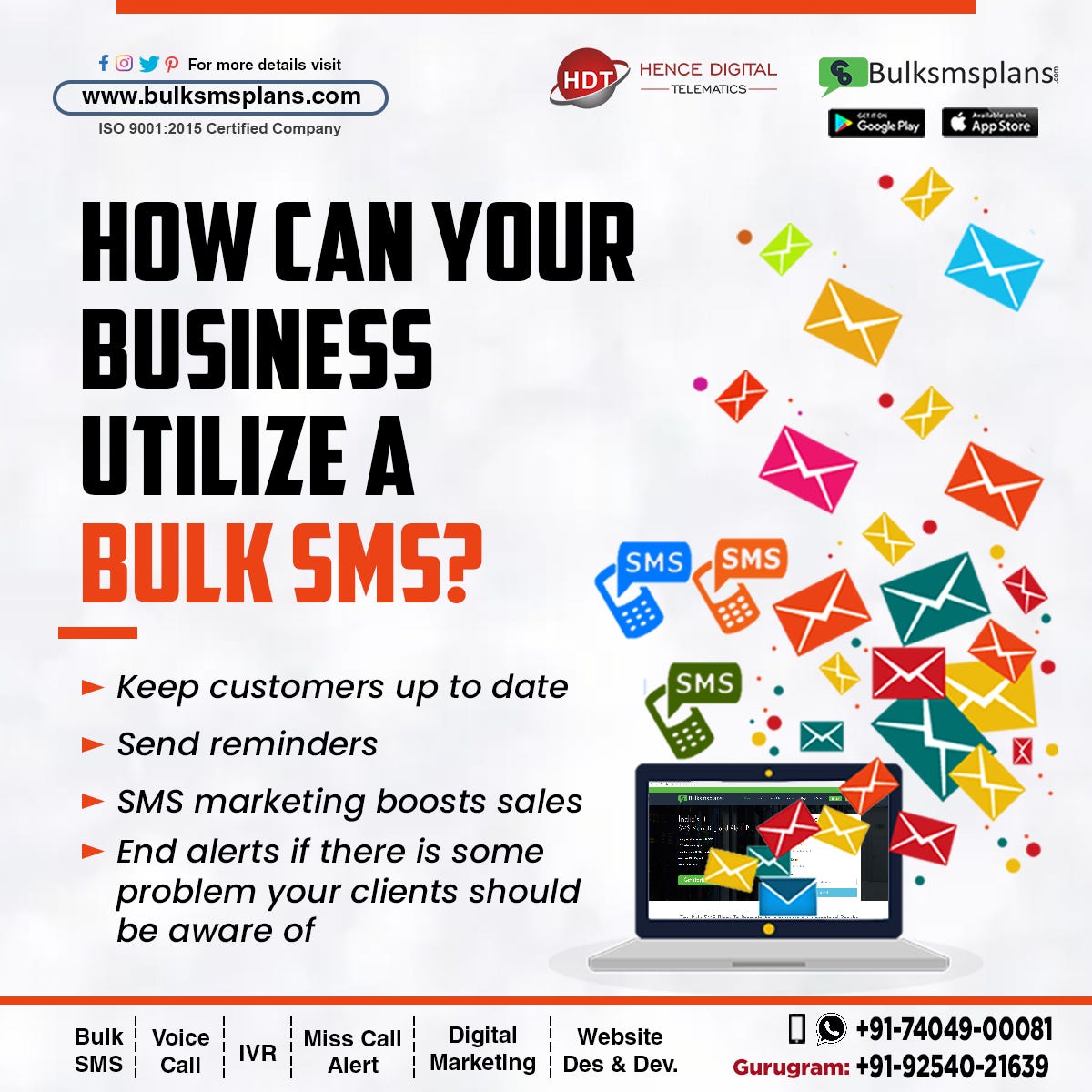 Here are some steps on how to send SMS online for leads generation and ...