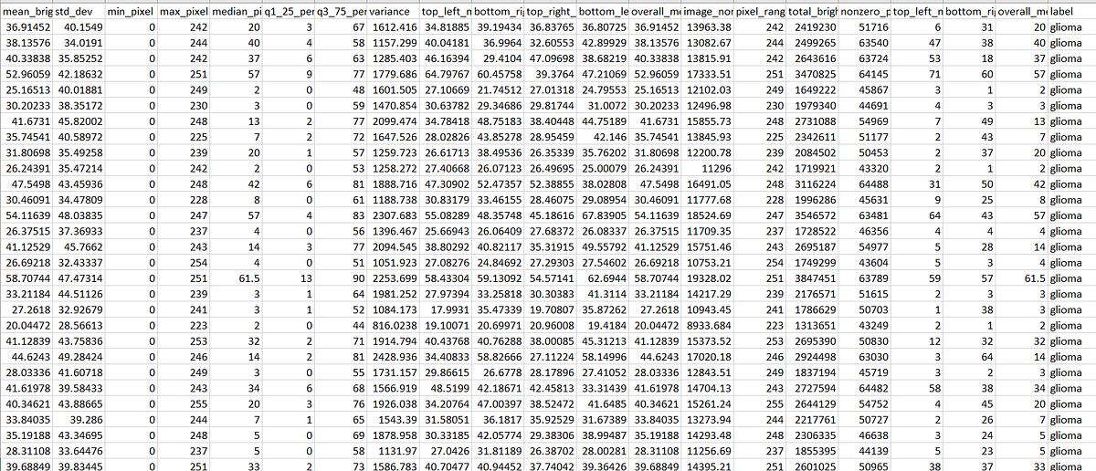 Extract Features from image dataset into csv file | by KawasakiUZ | Feb, 2025 | Medium | Medium