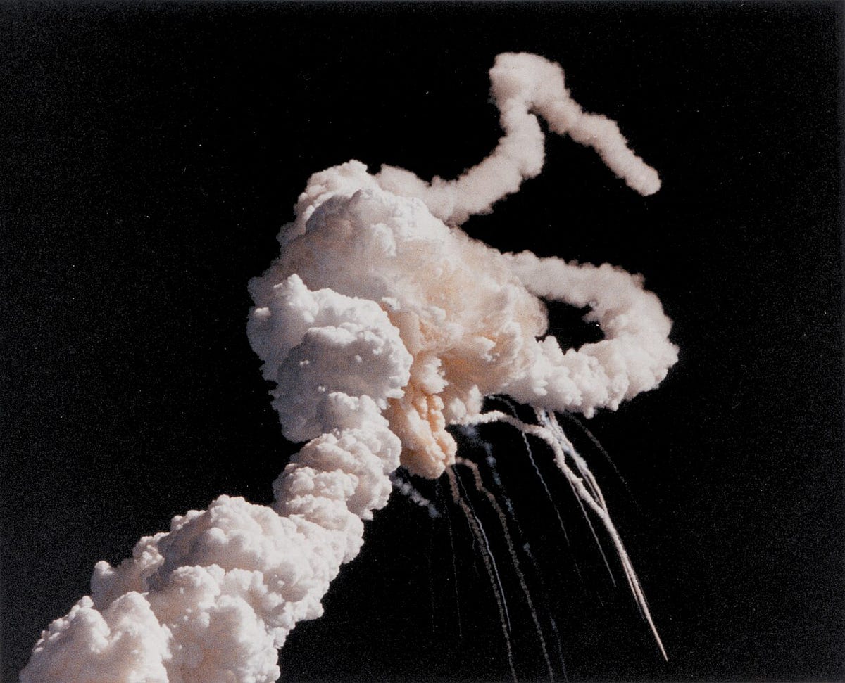 Space Shuttle Challenger Explodes | by Barry Silverstein | Day in ...