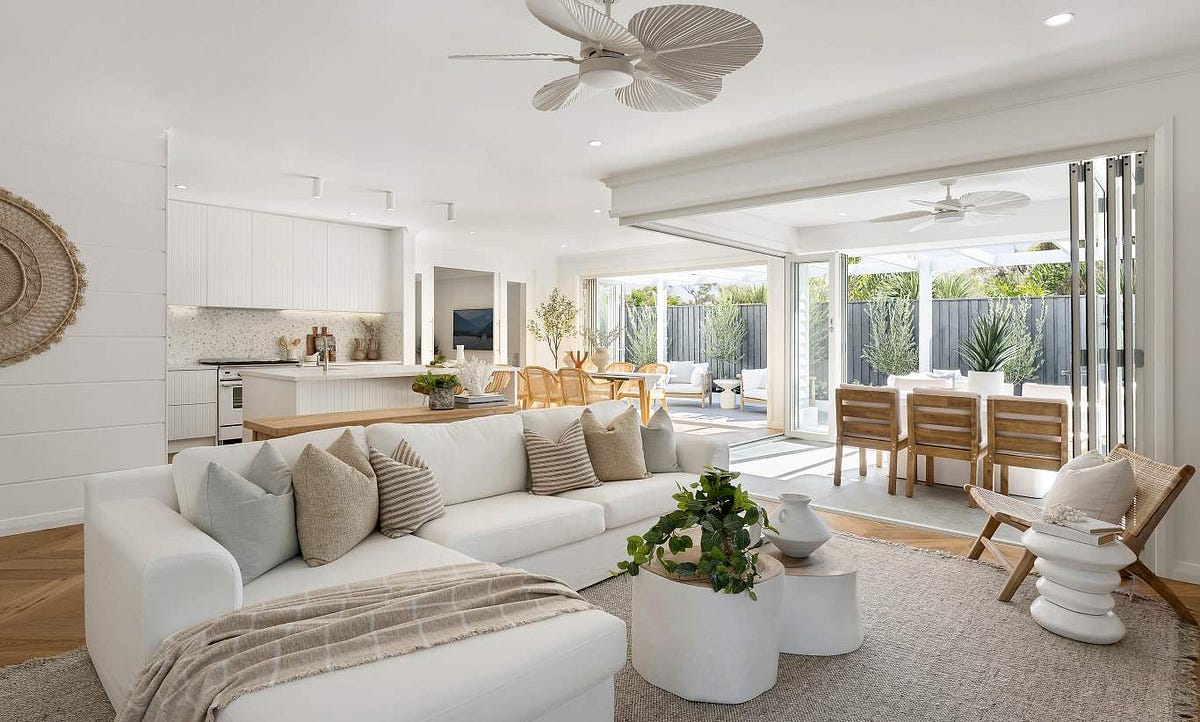 Ideas for Living Room Design — Coastal Beach House | by Mood Living ...