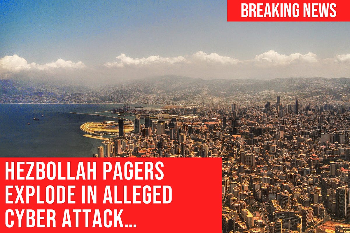 Hezbollah Pagers Explode In Alleged Cyber Attack… | by ALEX KIRKLAND ...