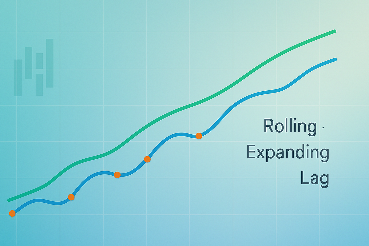 Window Magic in Pandas: Rolling, Expanding & Lag | by Thinking Loop | Medium