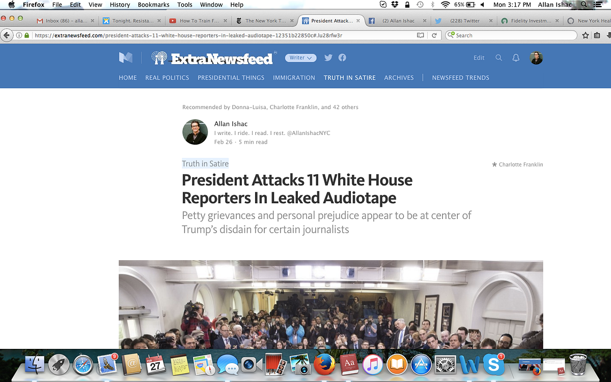 WARNING: SATIRE AHEAD. I wrote an anti-Trump humor post that… | by ...