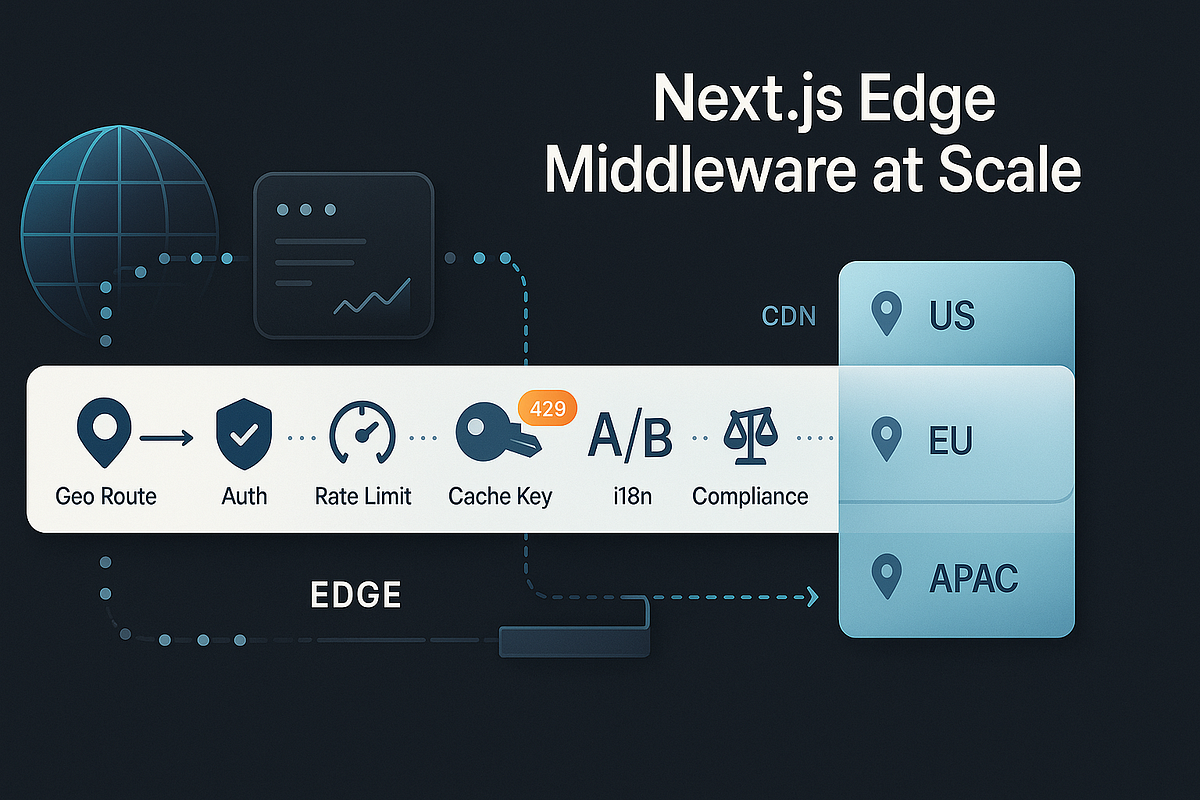 8 Next.js Middleware Patterns That Scale Across Regions | by Thinking Loop | Oct, 2025 | Medium