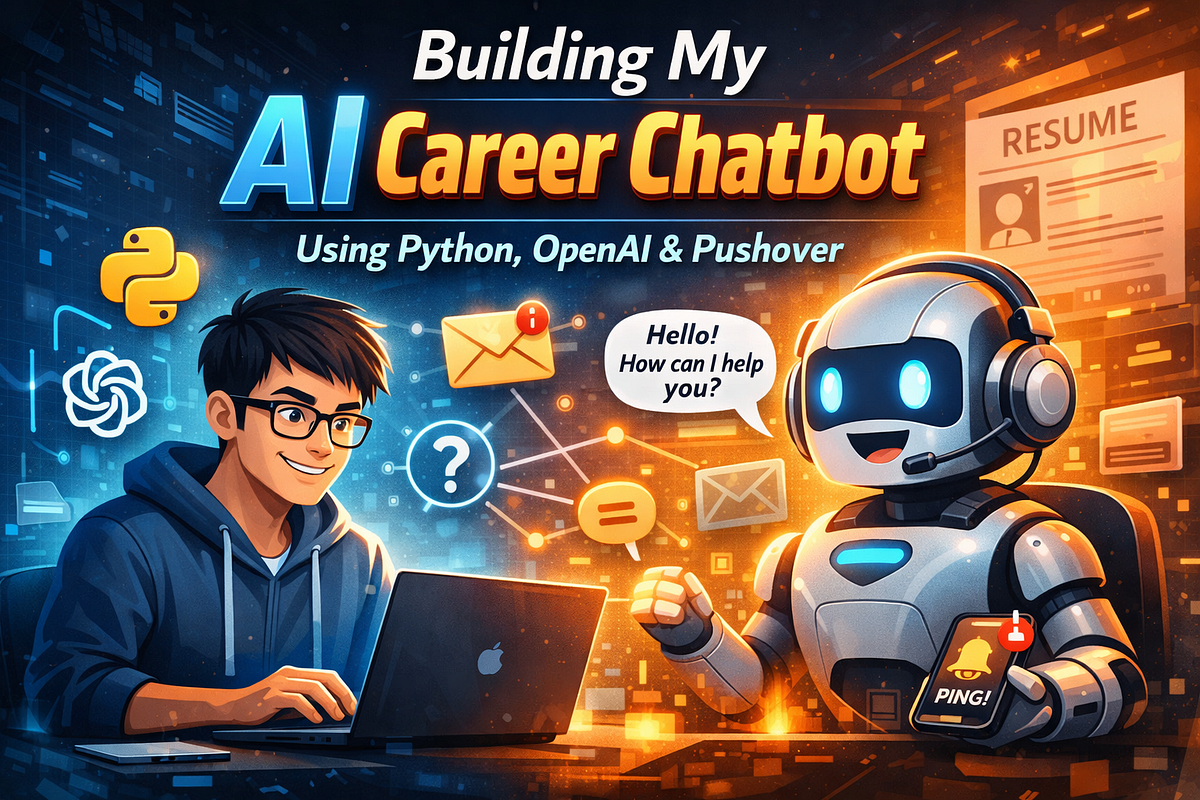 🚀 I Built a Personal AI Career Chatbot Using Python, OpenAI & Pushover ...