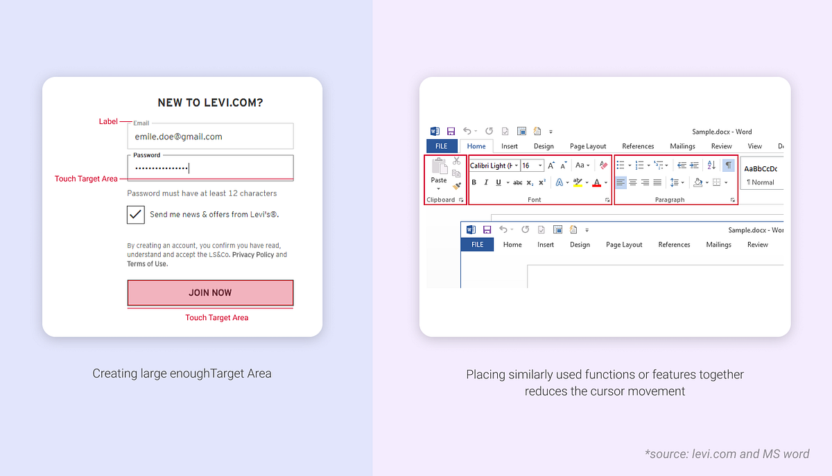 Laws of UX with examples — Daily UX challenge day 004 | by Rhea ...