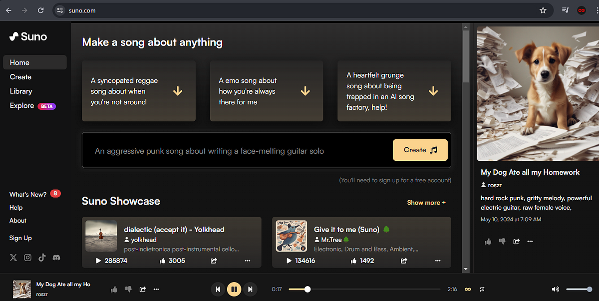 Suno: A Music Creation Platform for Everyone | by GalaxIA | Medium