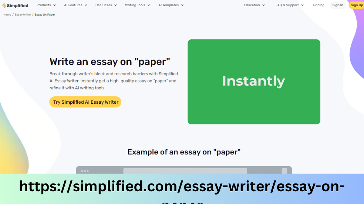 Insights into Papyrus Narratives: Paper Essay Writer — Simplified ...
