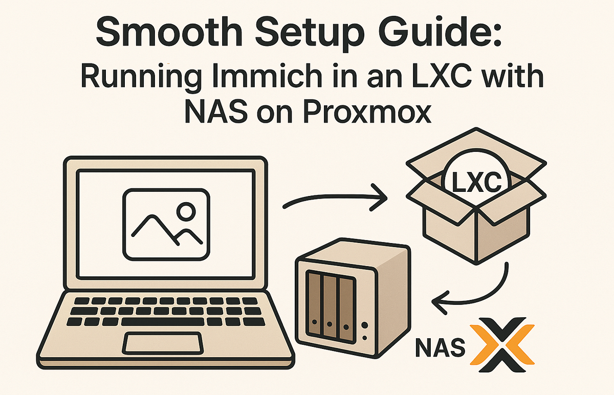 Running Immich in an LXC with NAS on Proxmox | by Mr.PlanB | Medium