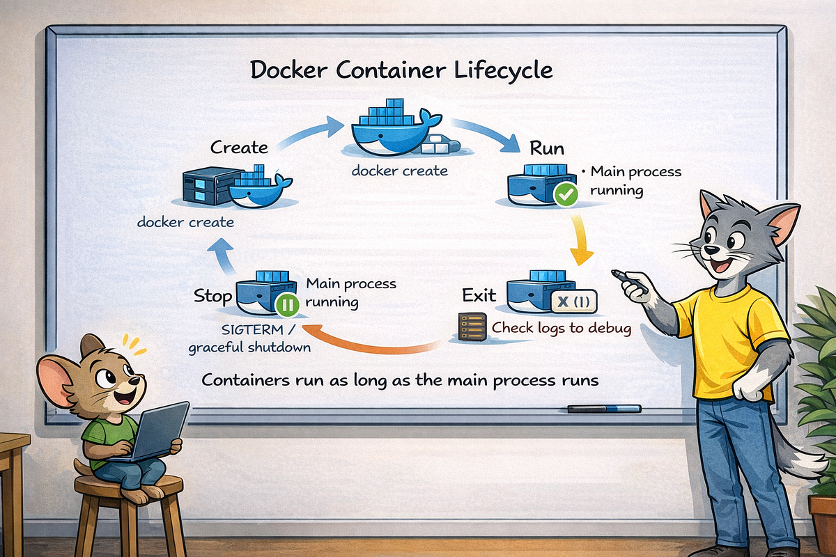 Docker Container Lifecycle (Create, Run, Stop, Exit) | by Jagadeesh ...